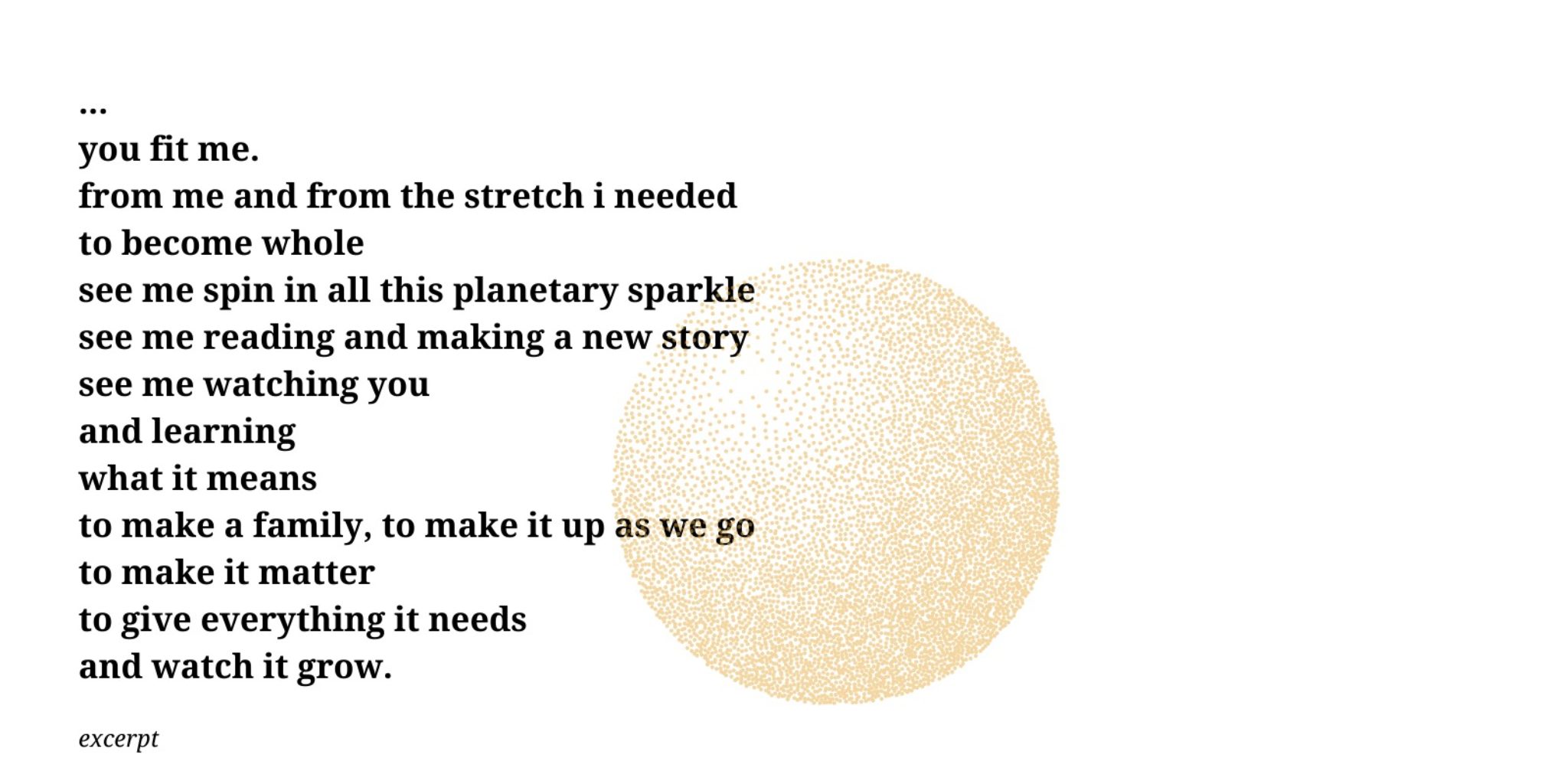 These Poems Are About Us - Spark & Stitch Institute